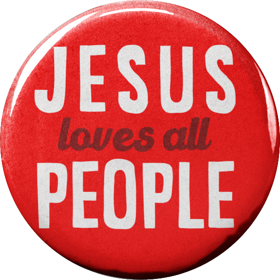 Jesus loves all People – Red Sky Sign